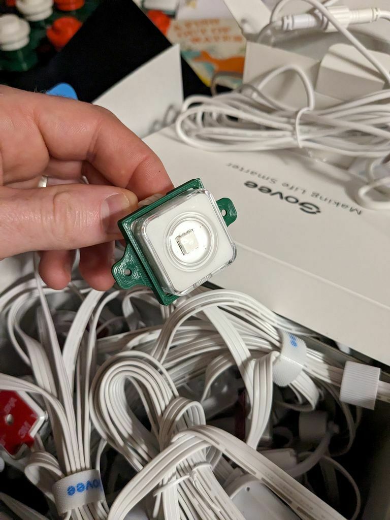 Free 3D file Govee Permanent outdoor light bracket 30mm 🌳・3D printable ...