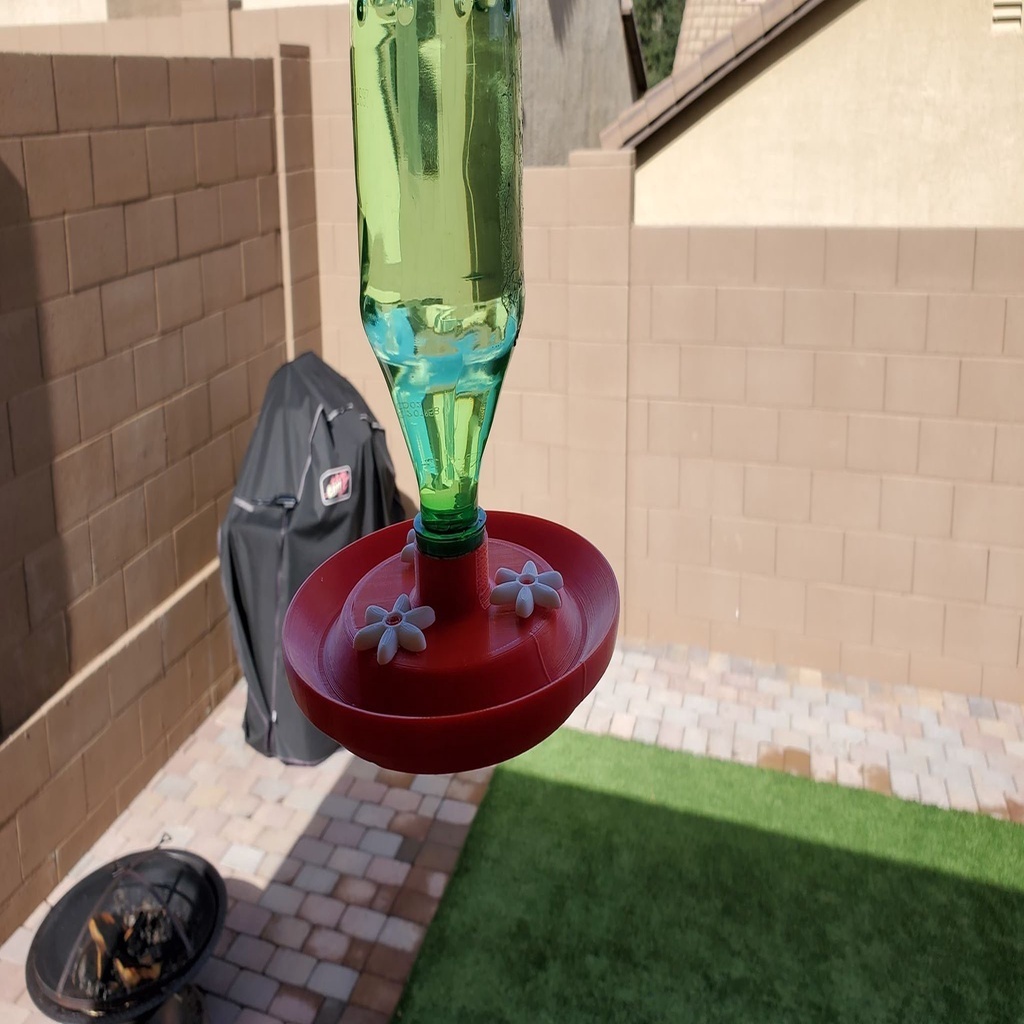 Free 3D file Humming Bird Feeder・Design to download and 3D print・Cults