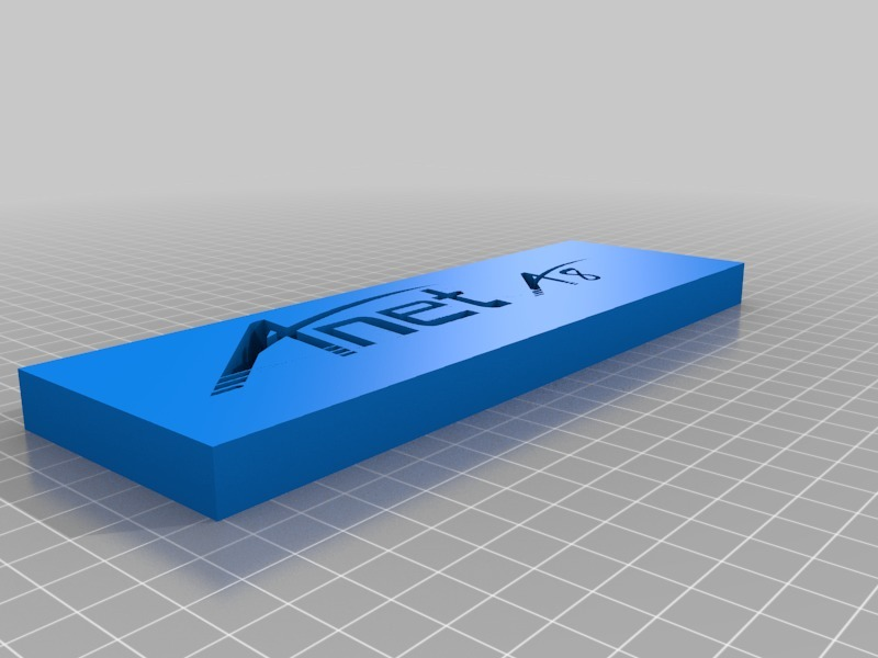 Archivo 3D gratis ANET A8 logo・Modelo para descargar y imprimir en 3D・Cults