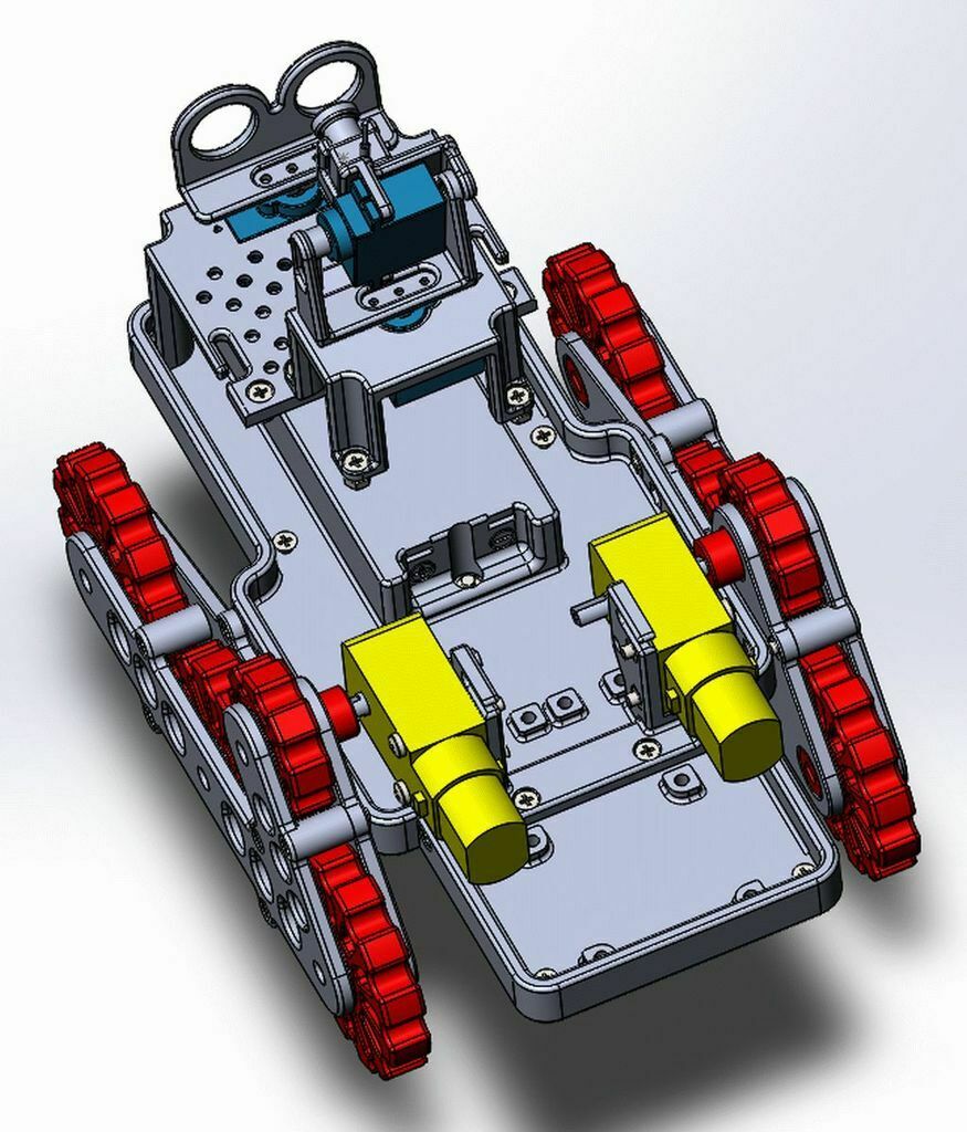 Free 3D file Self-propelled remote-controlled crawler platform with ...