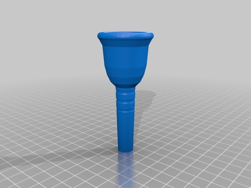 Free 3D file Baritone Shank Tenor Trombone Mouthpiece 🎵・3D printable ...