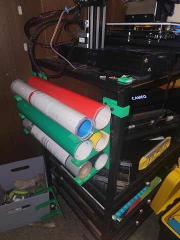 Free 3D file Cricut_Vinyl_Roll Storage Rack・Design to download and 3D ...