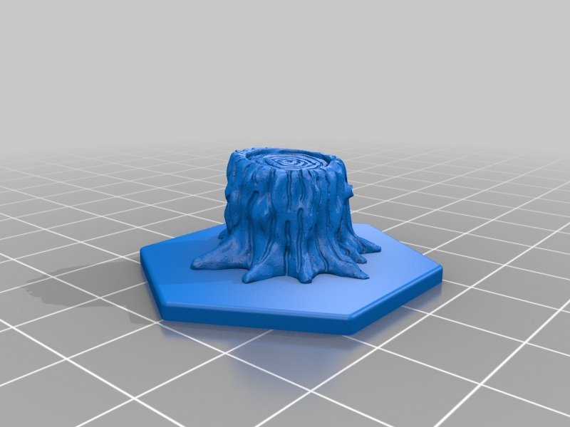 Free 3D file Tree Stump on Hex 3・3D printable object to download・Cults
