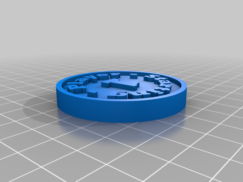 Free 3D file Starting or start player coin token・3D printable object to ...