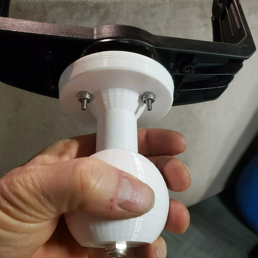 Free 3D file Garmin fish finder Ram mount size D・3D printing design to ...