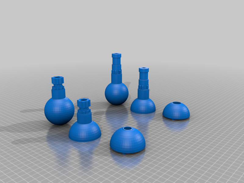Free 3D file Ramm ball 2 1/4 Railblaza and Scotty mounts・3D print ...