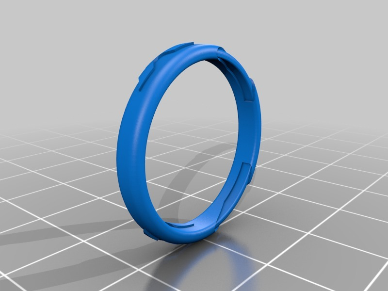 Free 3D file Ring - Futuristic・3D printer model to download・Cults