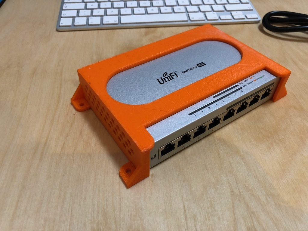 Fichier 3D gratuit UniFi Switch montage mural / sous table・Objet ...