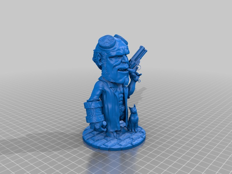 Archivo 3D gratuito Hellboy Chibi・Objeto imprimible en 3D para ...