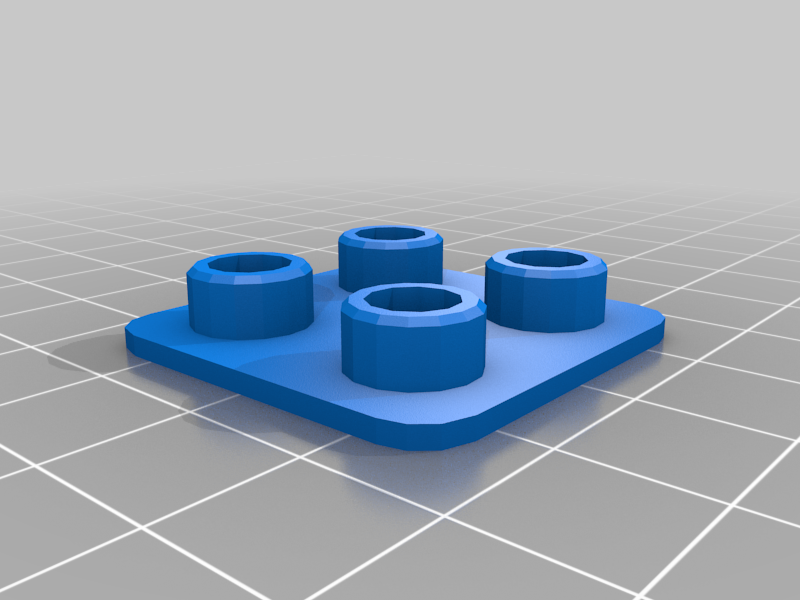 Free 3D file Duplo train track links 2x2・3D printing template to ...