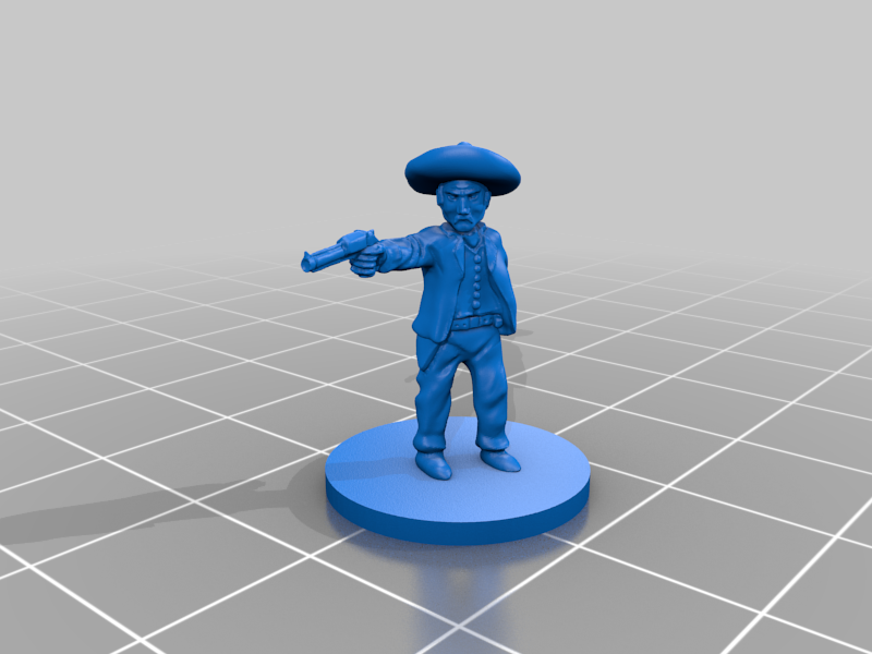 Free 3D file 15mm Cowboy Hombres 🤠・3D printer model to download・Cults
