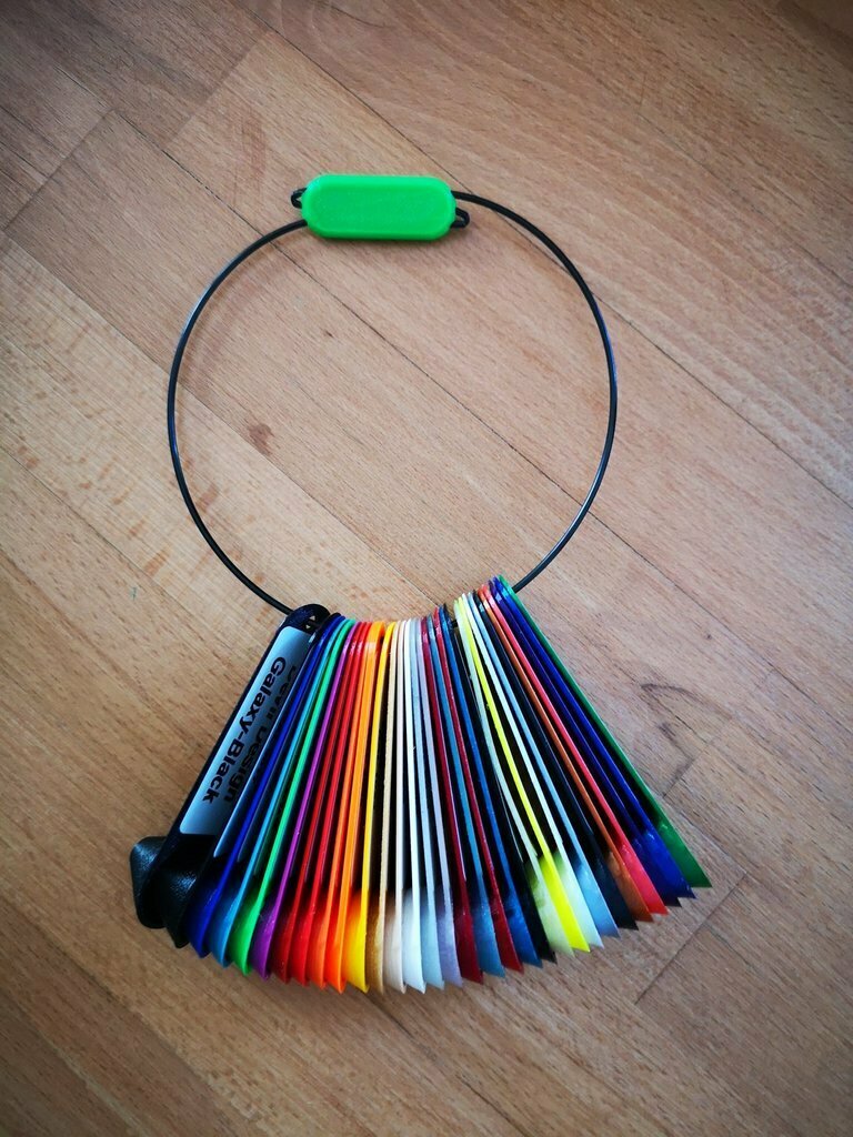 Free 3D file Color fan (Color fan) Color sample 🎨・3D printable model to ...