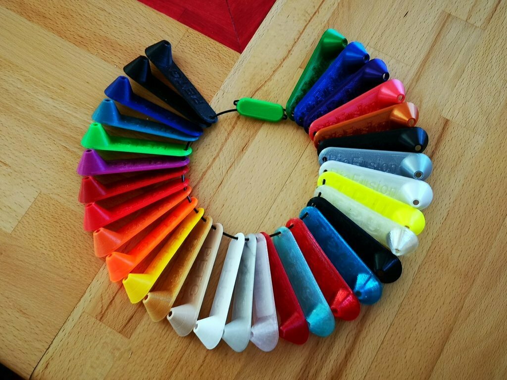 Free 3D file Color fan (Color fan) Color sample 🎨・3D printable model to ...