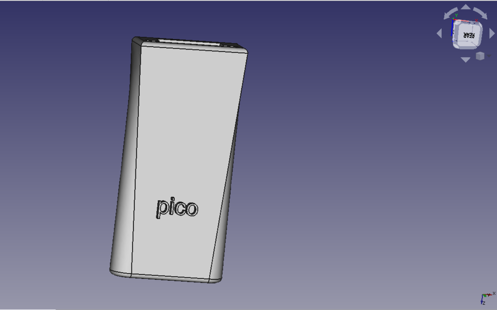 Archivo 3D gratis Carcasa Raspberry Pi Pico utilizada como "Rubber ...