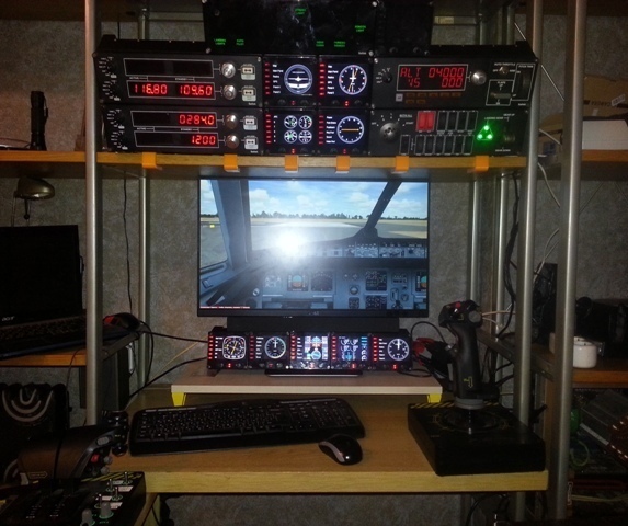 Archivo 3D gratis Montaje en rack superior de paneles de vuelo Saitek ...