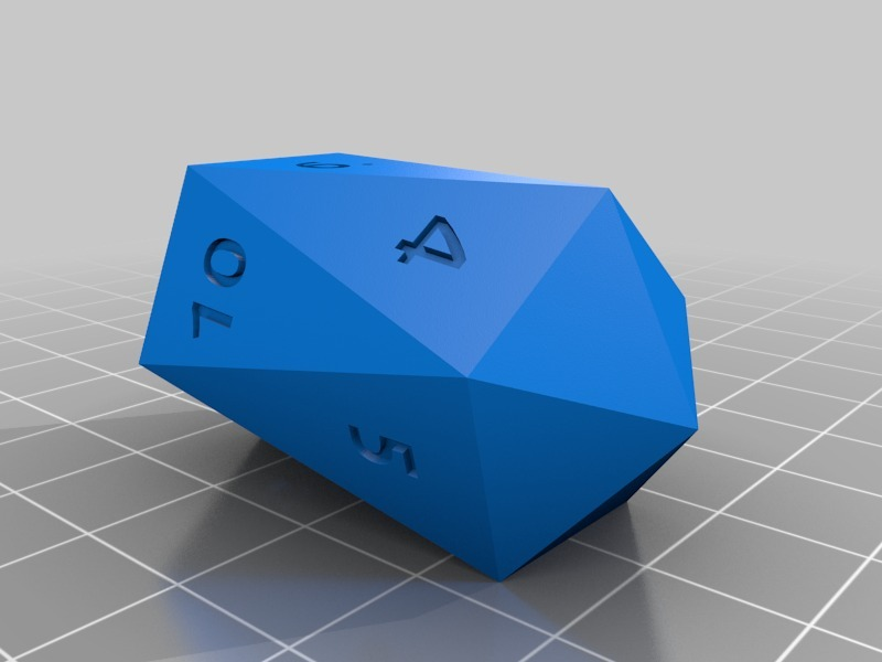 Free 3D file Crystal Dice 30mm・Object to download and to 3D print・Cults