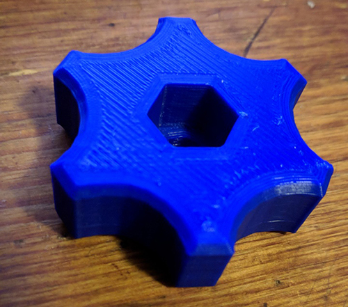 Free 3D file 1/2" Trap Nut Knob.・3D printable model to download・Cults