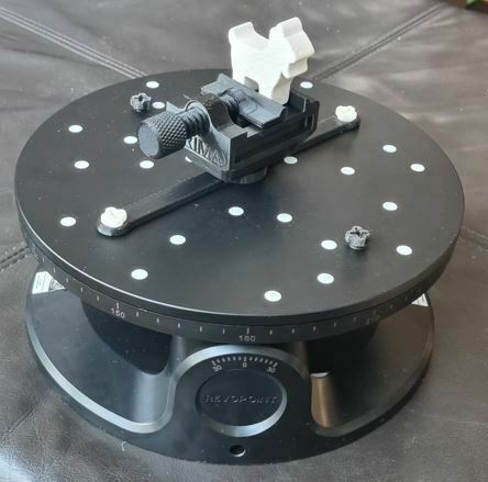 Archivo 3D gratis Revopoint Dual-Axis Turntable Holder for Nano Vise 2. ...