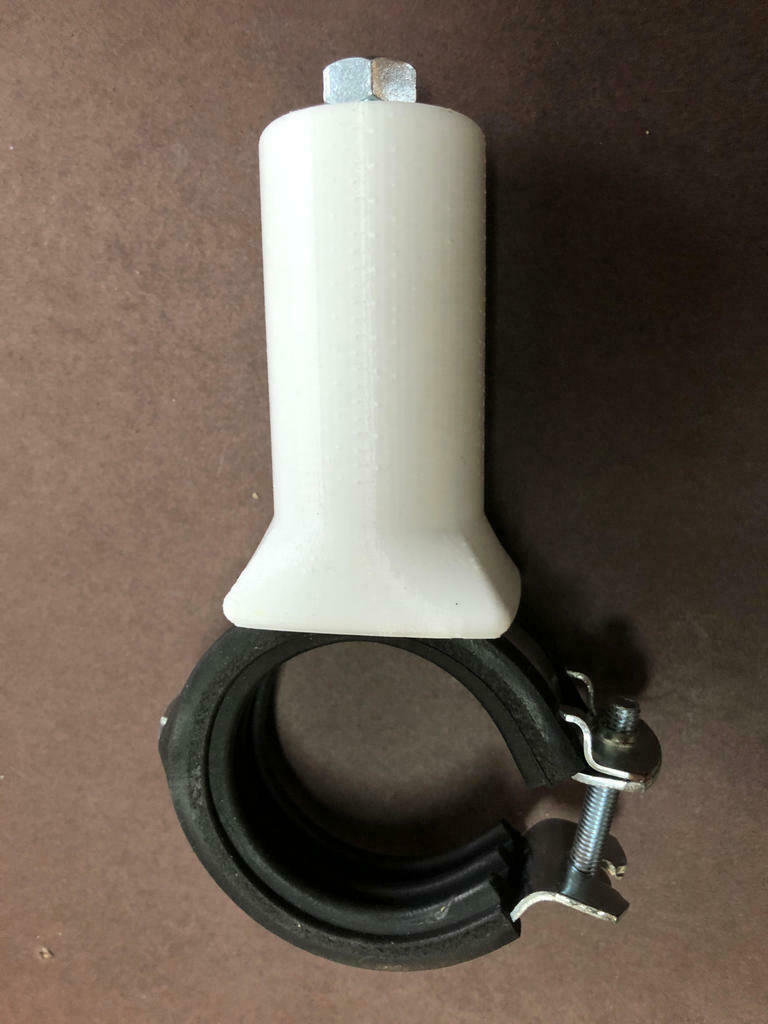 3D-Datei Weatherflow Tempest railing mount for 45mm M8 pipe clamp ...