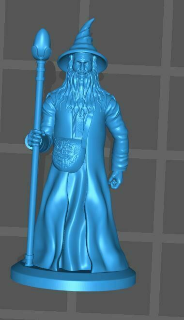 Free 3D file Male wizard・Object to download and to 3D print・Cults