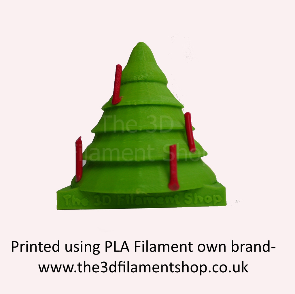 Free 3D file Half christmas tree with candles・3D print object to ...