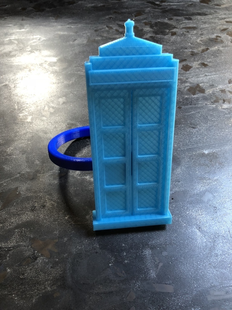 Free 3D file TARDIS Curtain Pull Back・3D printable design to download・Cults