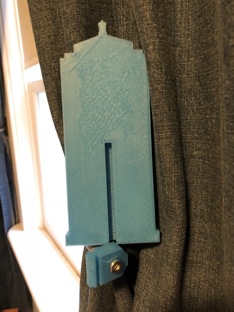 Free 3D file TARDIS Curtain Pull Back・3D printable design to download・Cults