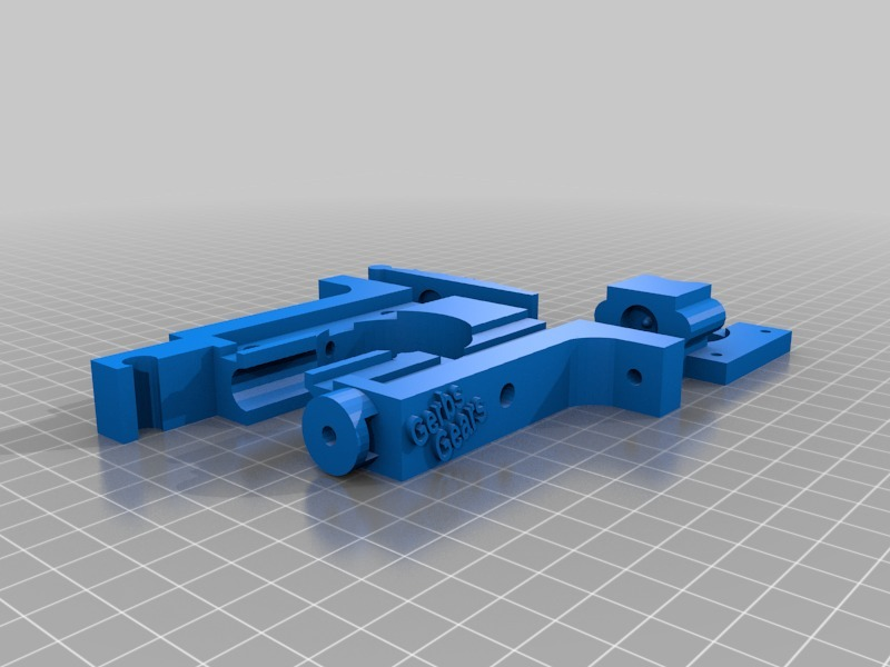 Fichier 3D gratuit Extrudeuse Gerbs Bowden à deux moteurs・Objet à ...