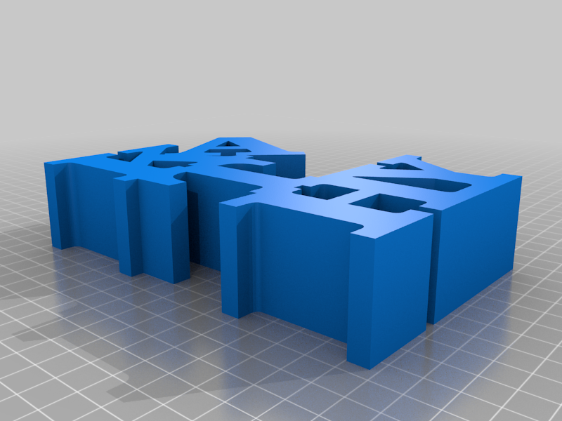 Free 3D file Kathy Variable WORD Sculpture・3D printing design to ...