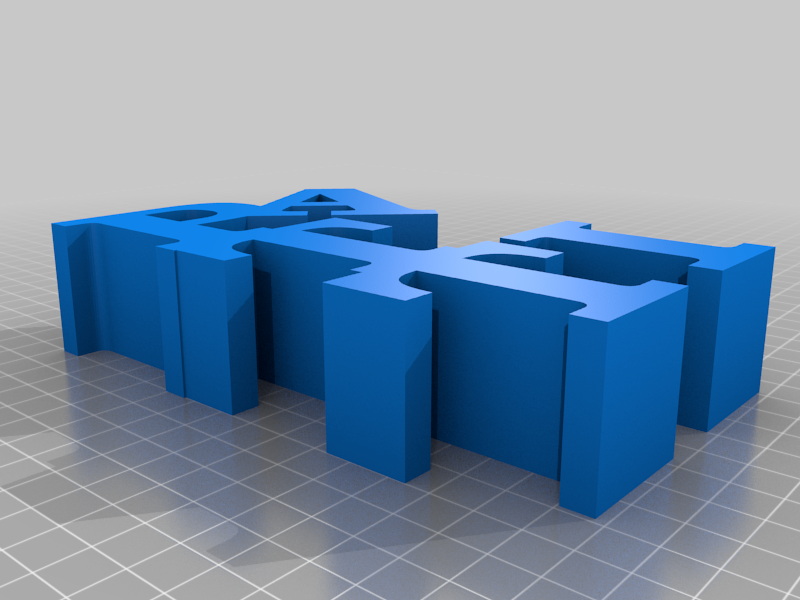 Free 3D file Patti Variable WORD Sculpture・3D printable design to ...