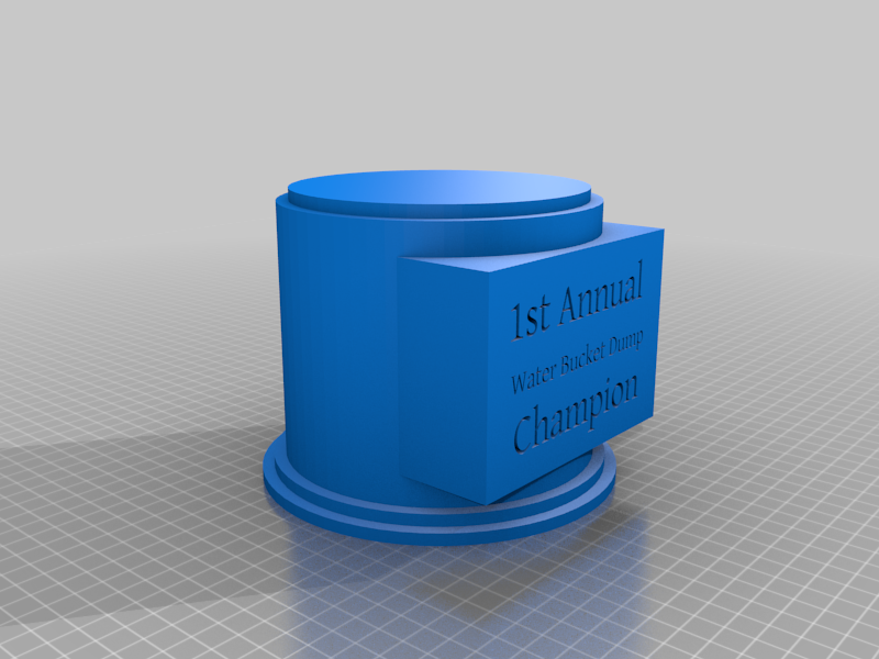 Free 3D file Water Bucket Dump Champion Trophy・3D print design to ...
