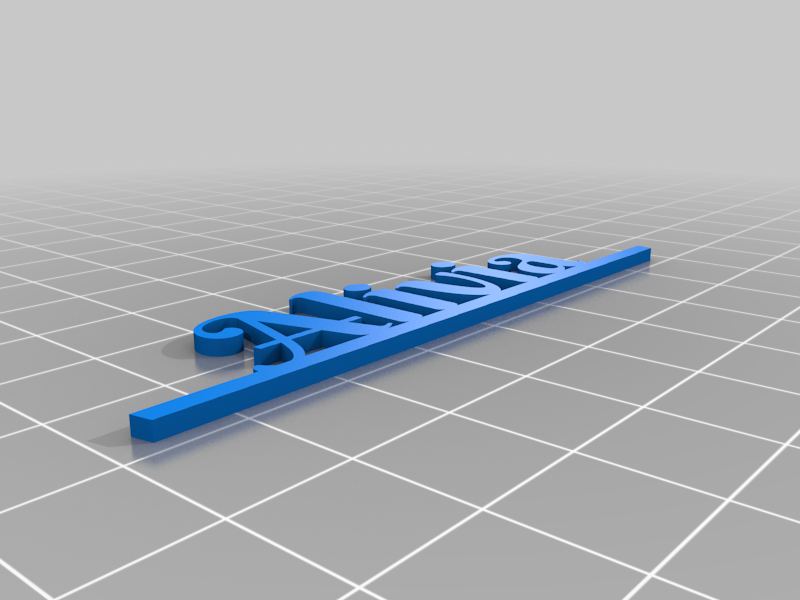 Free 3D file Alivia Name Ornament・3D printer model to download・Cults