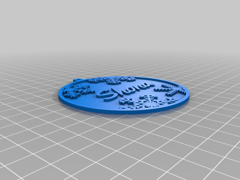Free 3D file Shona Christmas Name Ornament・3D printing template to ...
