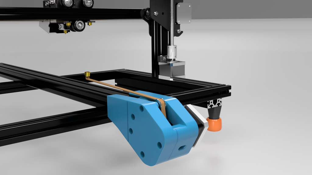 Free 3D file Stepper Motor Drop Mount for 2040 Aluminum Extrusion (Y ...