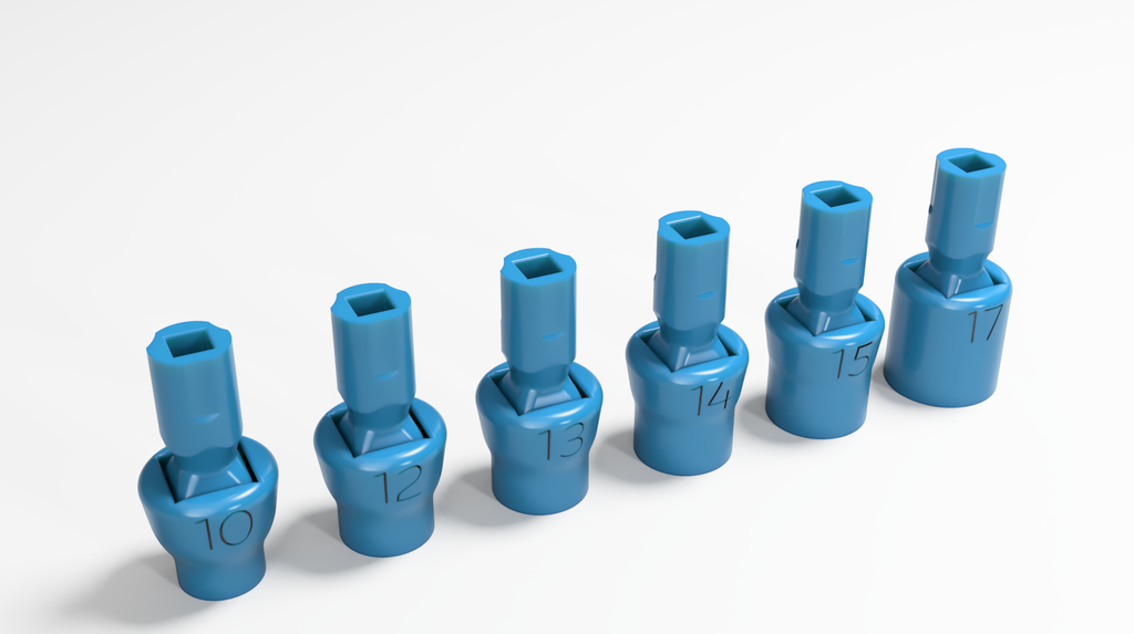 Free 3D file Metric Universal Swivel 6-Point Socket Sets for Drills 🧑‍🔧 ...