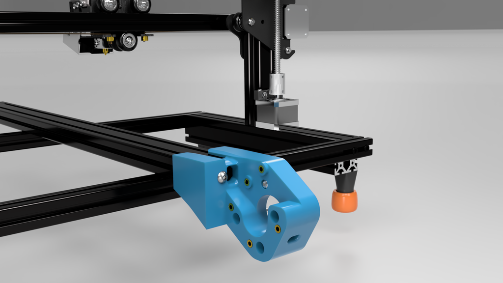 Free 3D file Stepper Motor Drop Mount for 2040 Aluminum Extrusion (Y ...