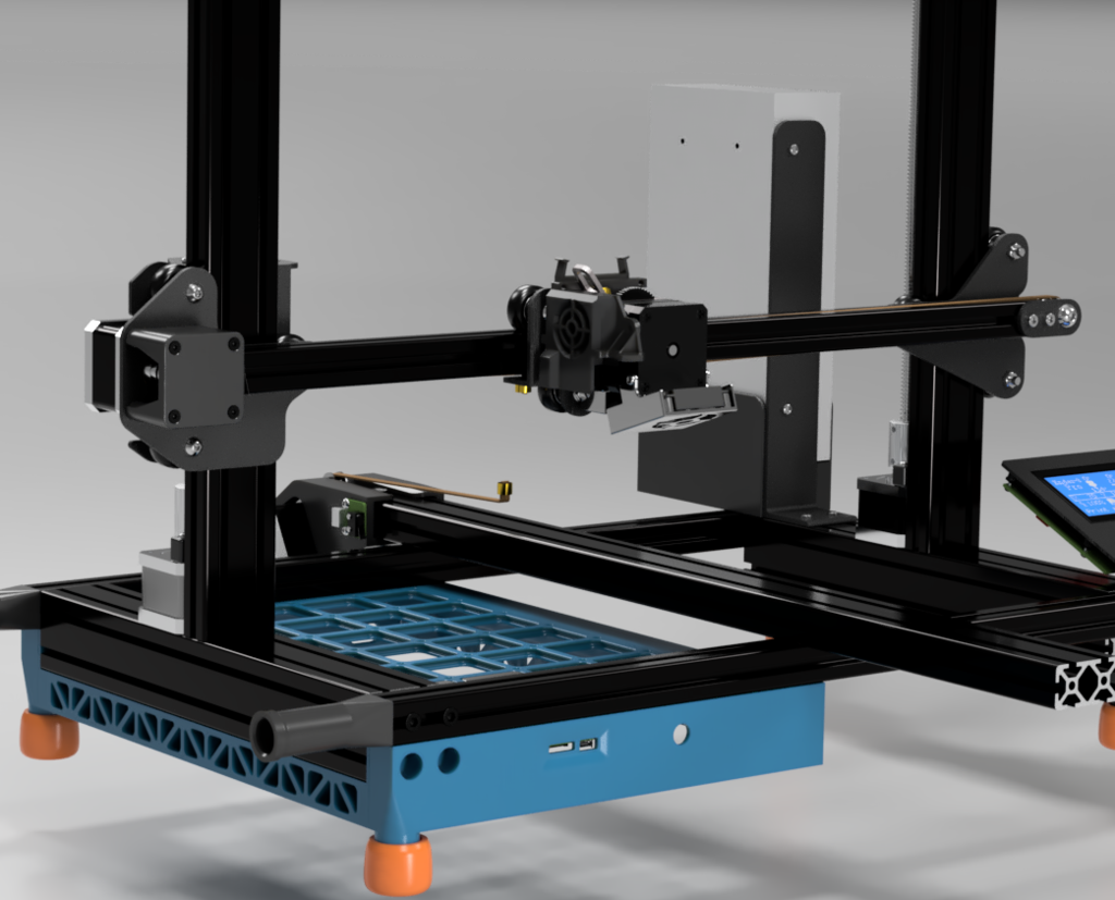 Fichier 3D gratuit [WIP] Ender Extender 40 x 40 Plateau pour carte mère ...