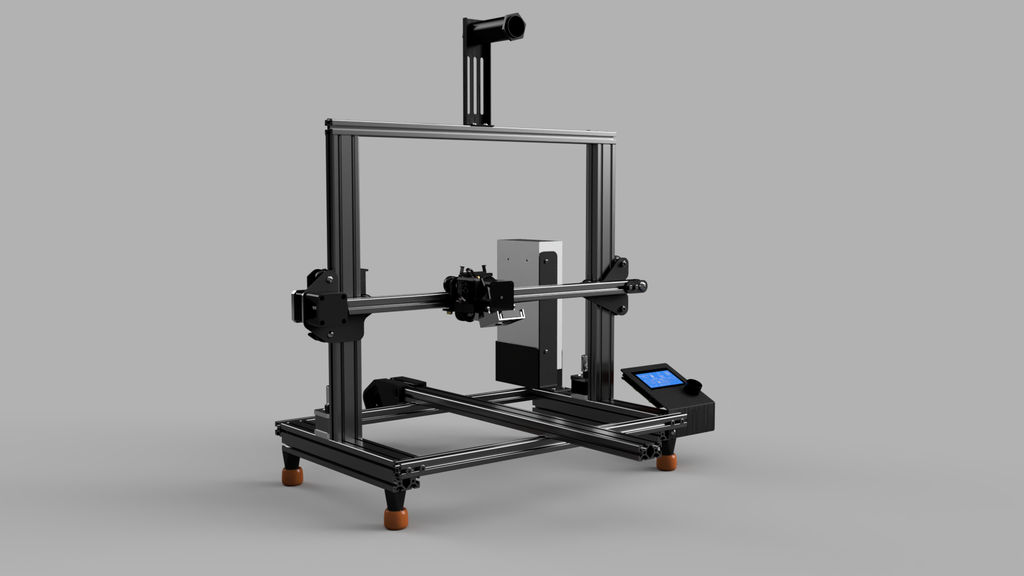 Free 3D file Printer Stand Legs for 2020 Extrusion with TPU Cushions ...