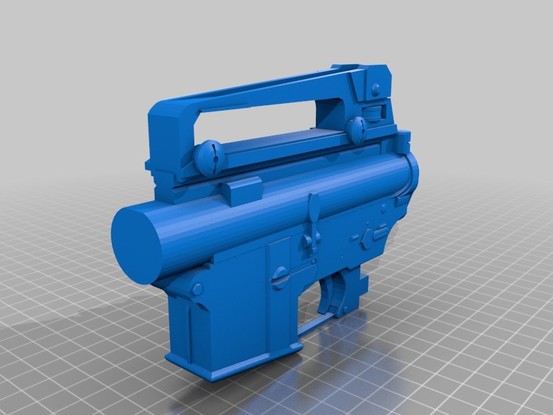 Free 3D file M4 carbine・3D printable model to download・Cults