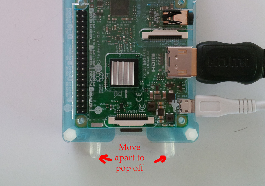 Free 3D file rPI clip - Nexdock connector for Raspberry Pi・3D printing ...