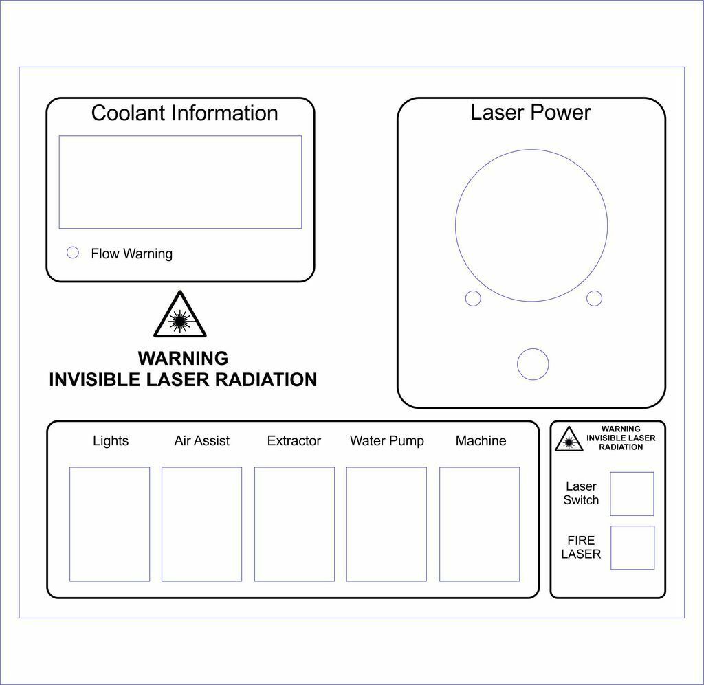 Free 3D file K40 Laser Machine Front Panel・3D print design to download ...
