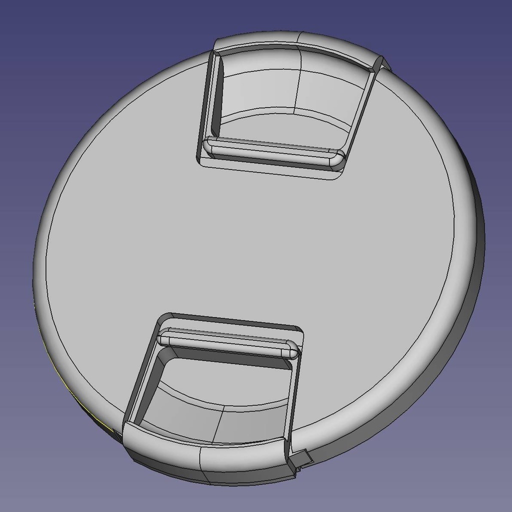 Free 3D file 72mm lens cap 🧢・3D printing idea to download・Cults