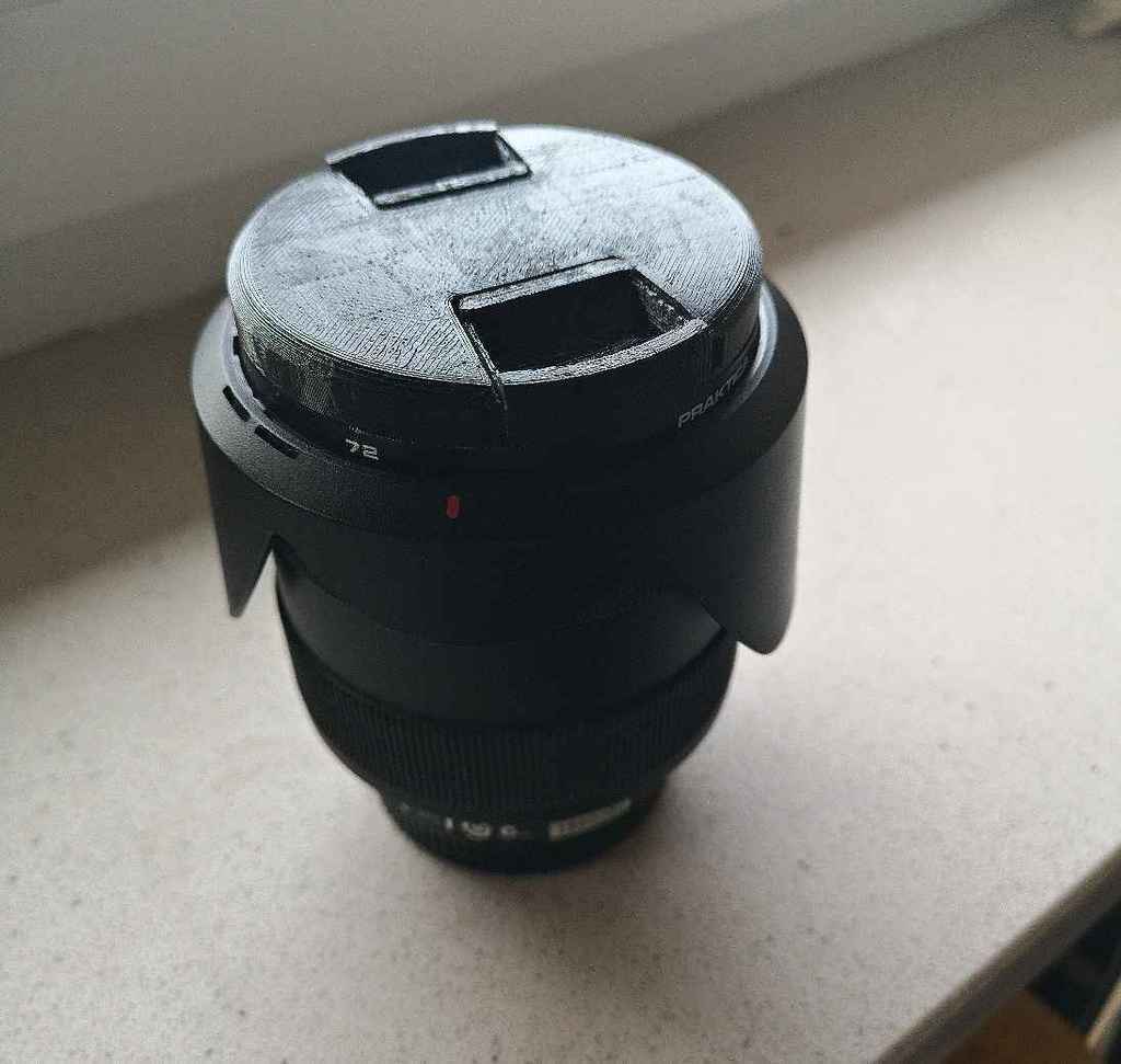 Free 3D file 72mm lens cap v.2.0 🧢・3D printing idea to download・Cults