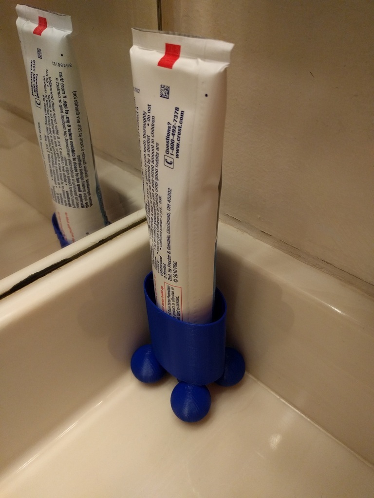 Free 3D file Standing Toothpaste Holder・Design to download and 3D print ...