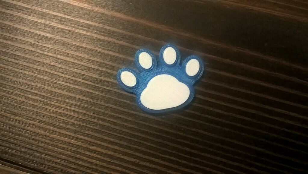 Free 3D file Paw Print・3D printing model to download・Cults