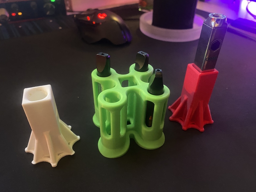 Free 3D file Ooze Vape Pen Battery Desktop Holders・3D print design to ...