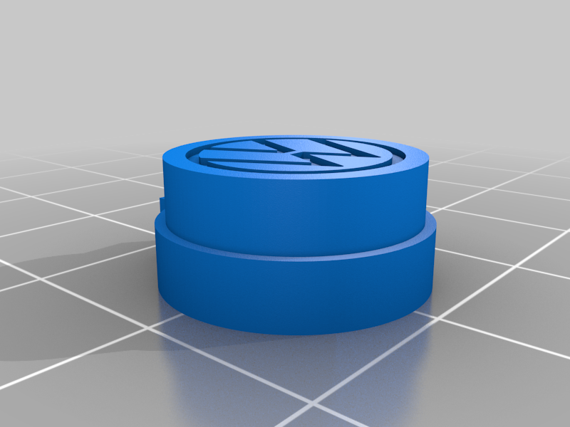 Free 3D file VW key button・3D printable model to download・Cults