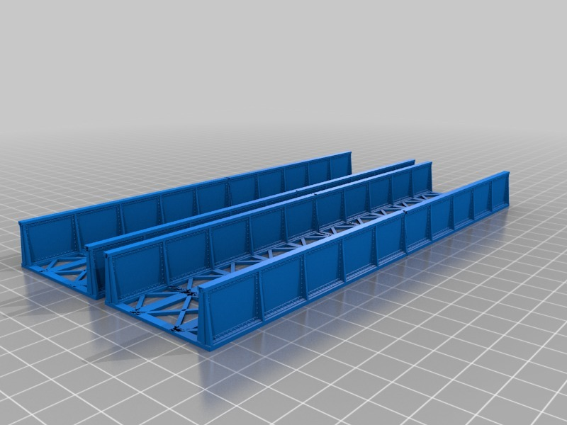 Free 3D file Girder Bridge 🌉・Template to download and 3D print・Cults