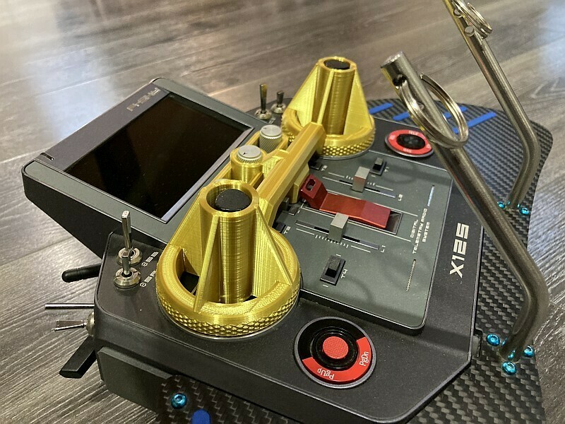 Free 3D file Frsky Horus X12S gimbals protectors・3D printing design to ...