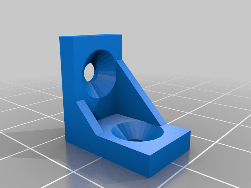Free 3D file Small Bracket / Furniture Bracket・3D printing template to ...